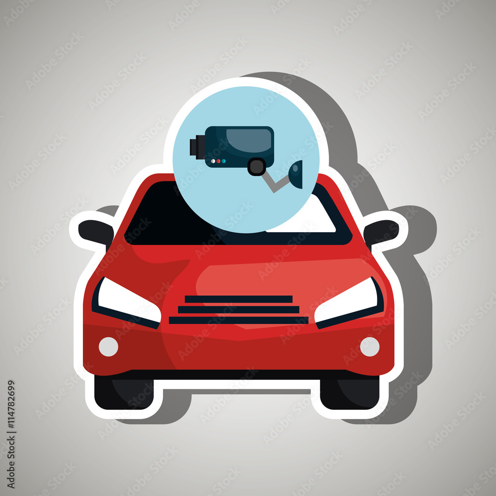Vehicle Safety isolated icon design, vector illustration graphic Stock ...