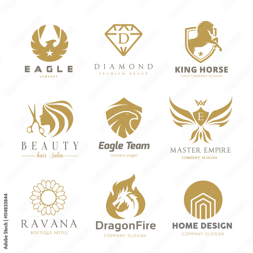 Logo Collection. Set of brand identity. Vector Illustration Templates ...