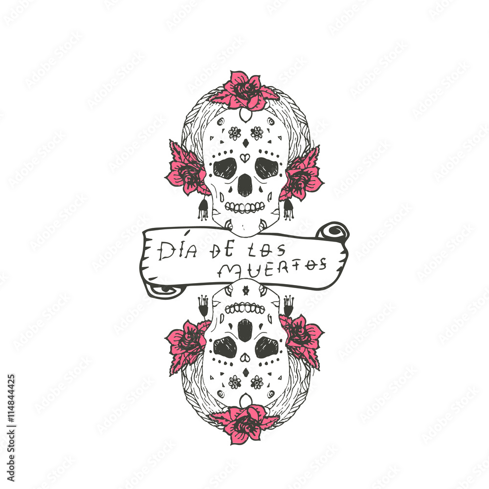 Spanish Skull Art