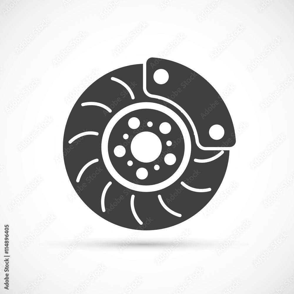 Brake Disc icon Stock Vector | Adobe Stock