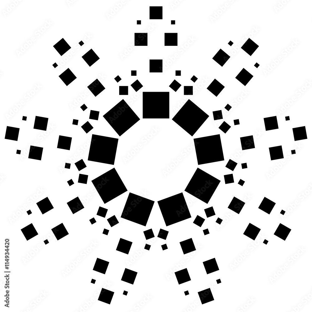 Circle Made Out Of Squares