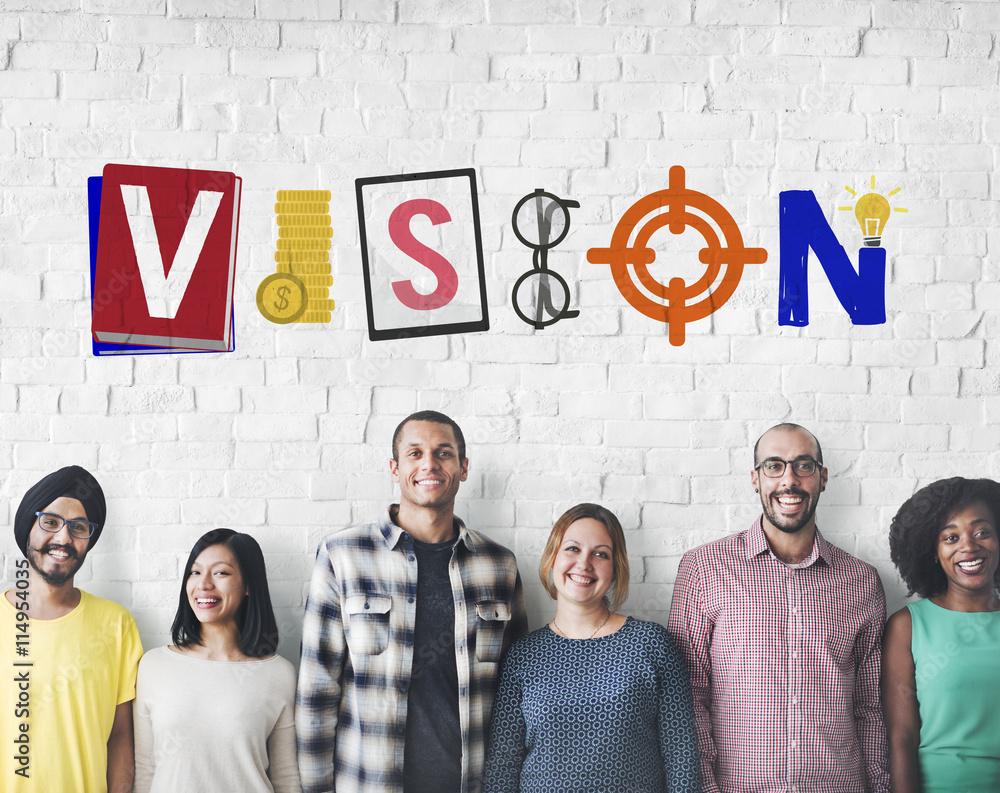 Vision Mission Business Organization Plan Concept Stock Photo | Adobe Stock