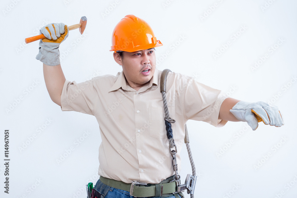 Portrait of male technician Stock Photo | Adobe Stock