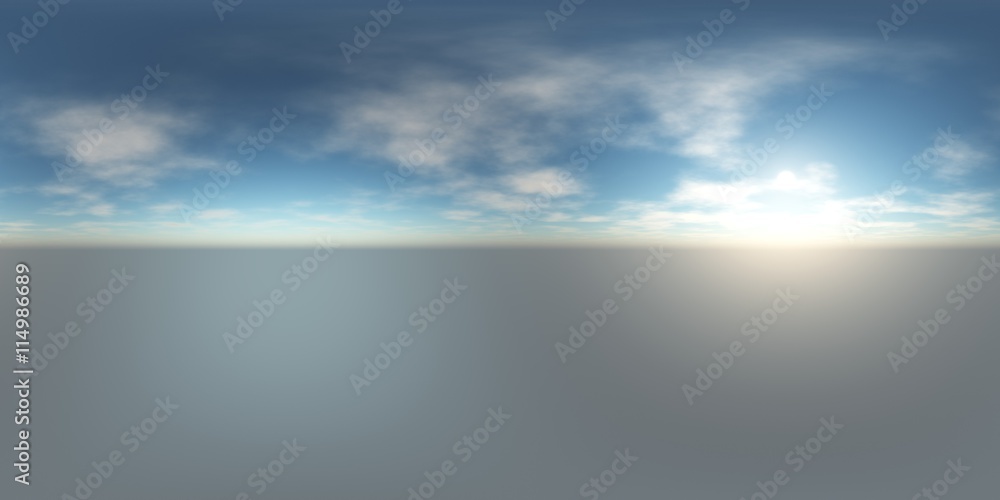 HDRI map, Environment map, panoramic, 3D rendering. land under heaven ...