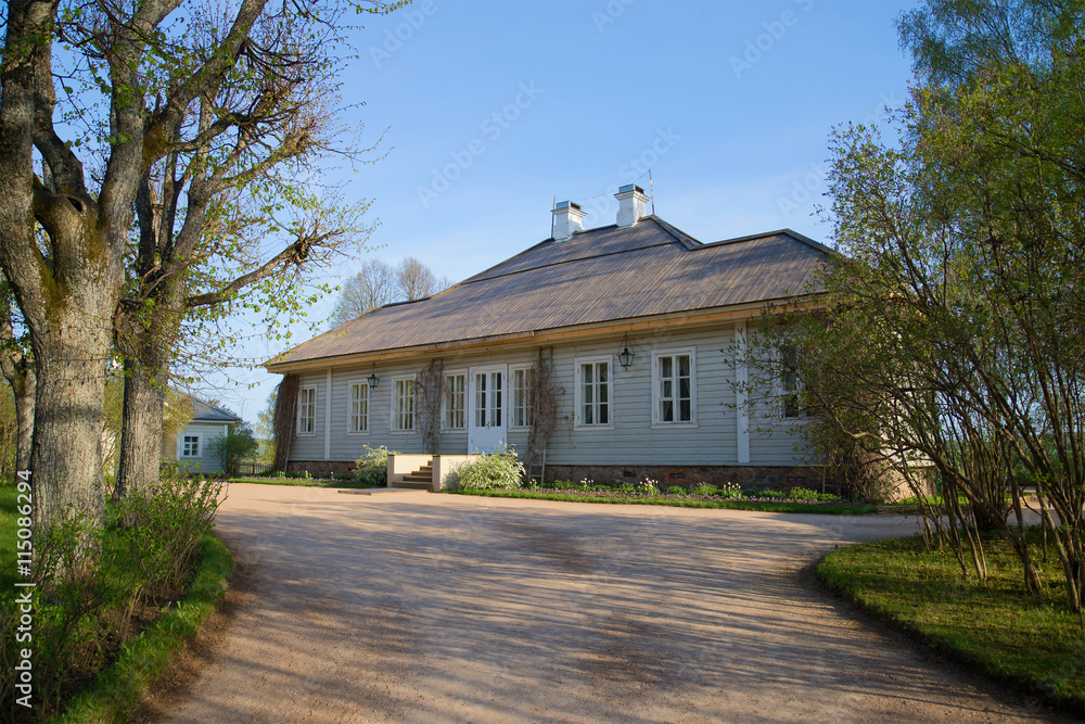 May morning at the home of poet A. S. Pushkin. The estate ...