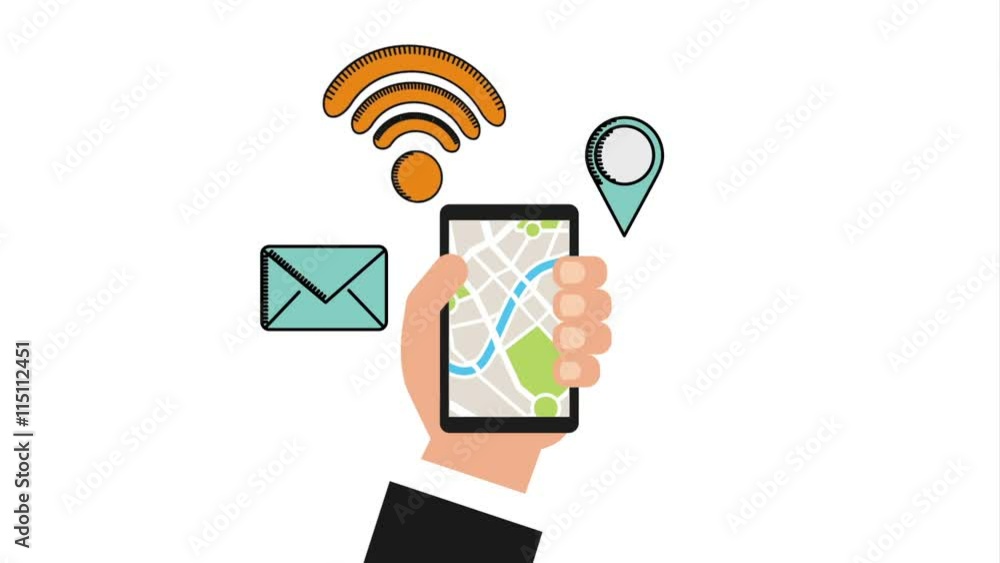 gps and location design, Video Animation HD1080 Stock Video | Adobe Stock