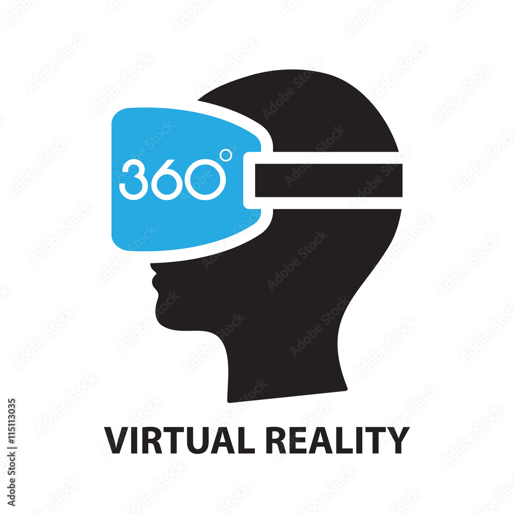 virtual reality ,icon and symbol Stock Vector | Adobe Stock