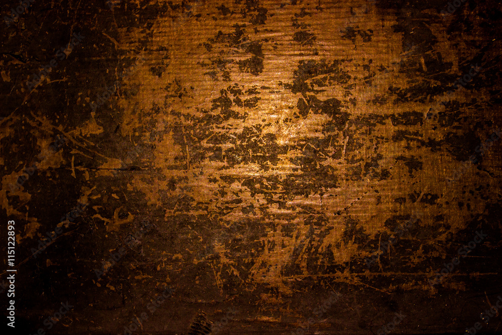 old scary rusty rough golden and copper metal surface texture ...