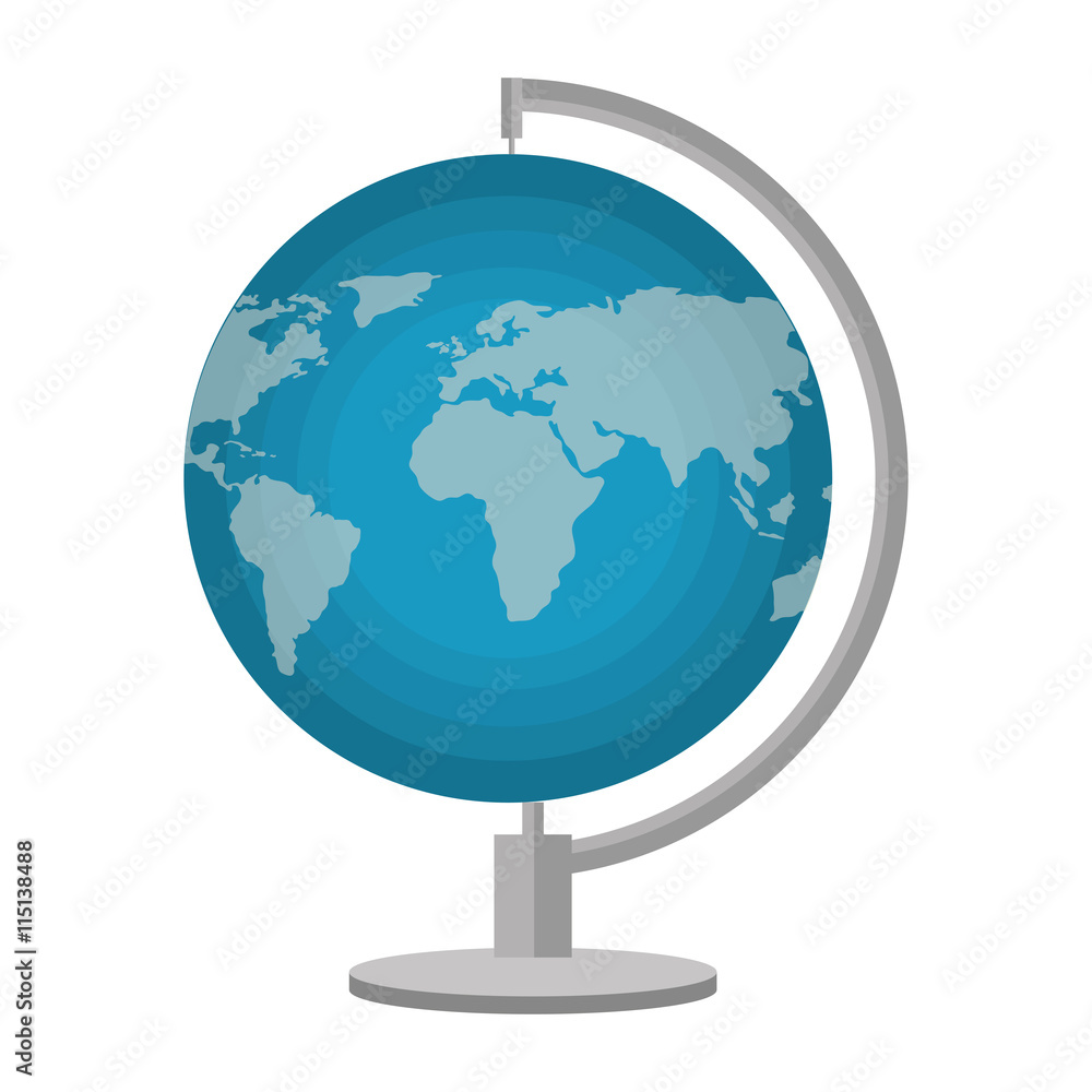 World Map Flat Icon