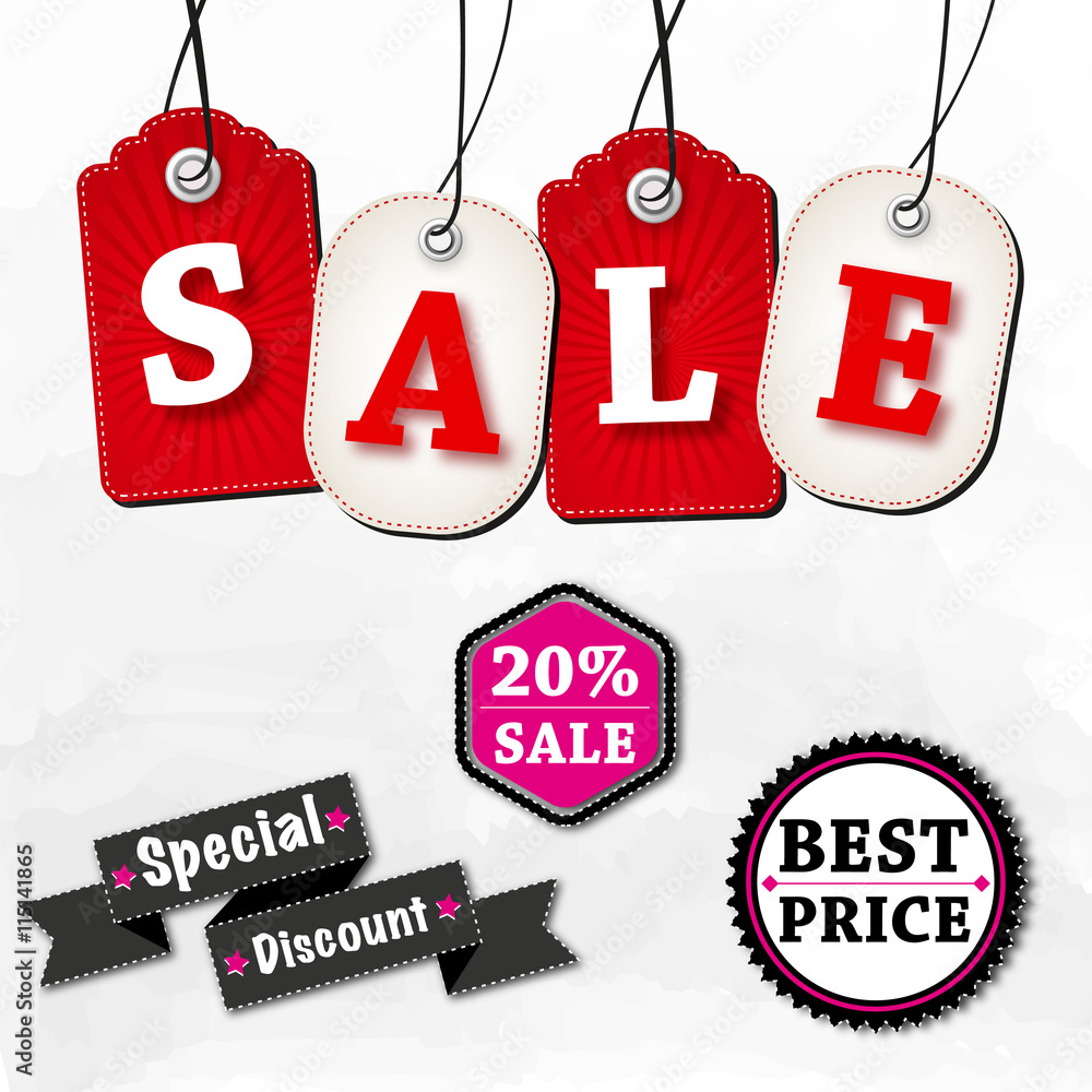Angebot Icon Sammlung Vektor Stock-Vektorgrafik | Adobe Stock