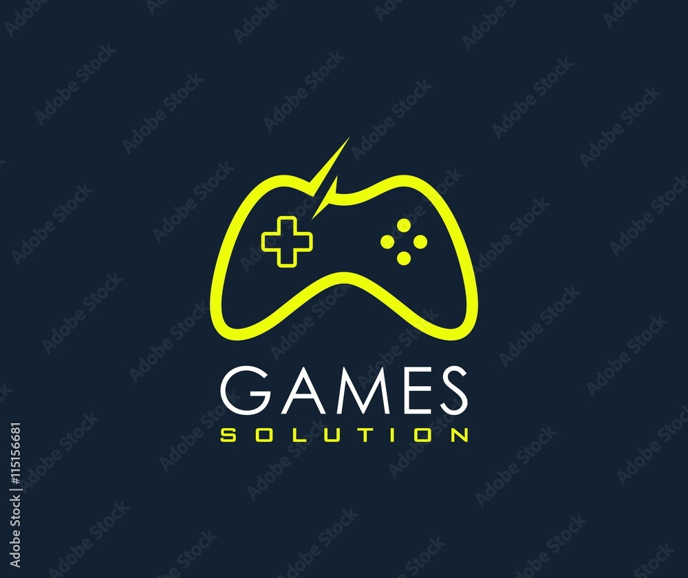 Games logo Stock Vector | Adobe Stock