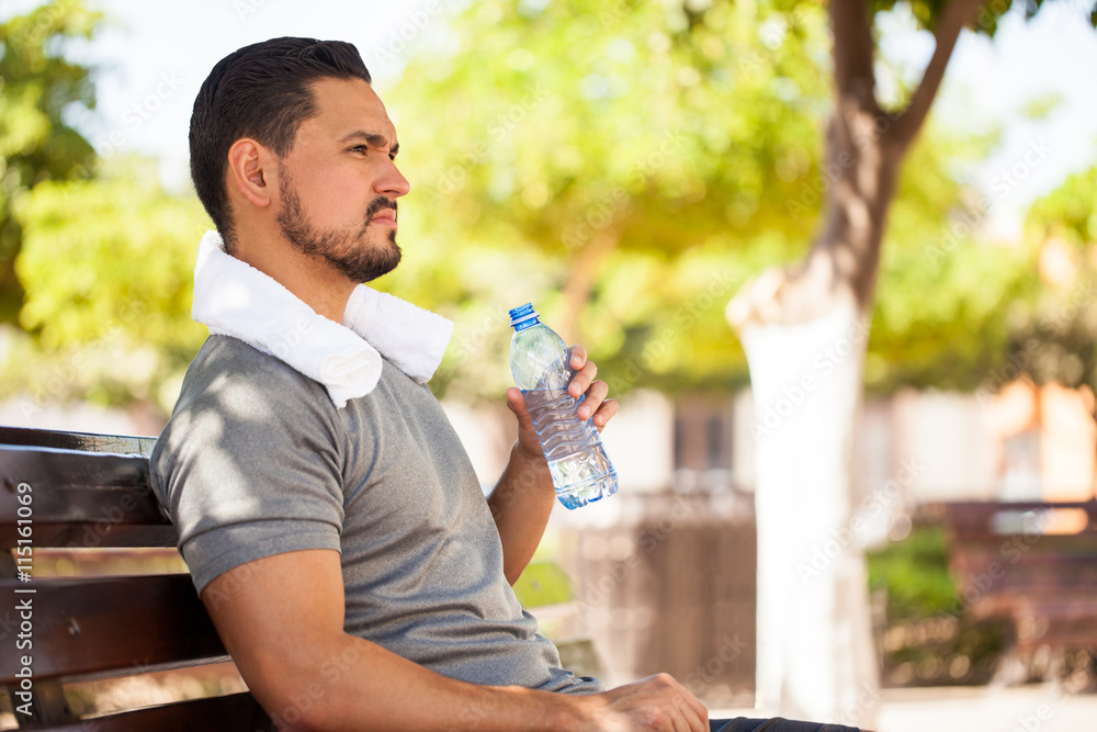 Drinking Water After Working Out