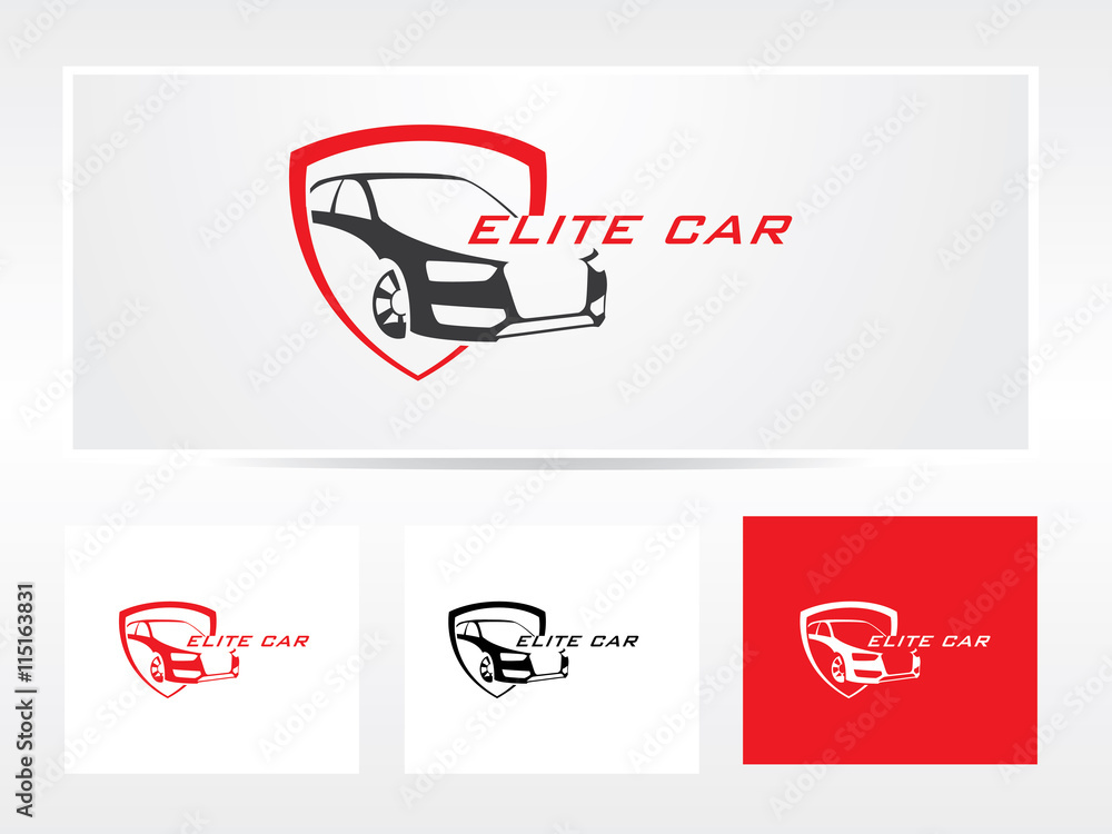 elite car logo Stock Vector | Adobe Stock