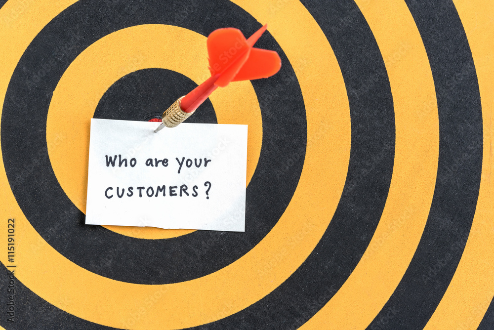 Target arrow hitting paper with alphabet letters of handwriting words ...