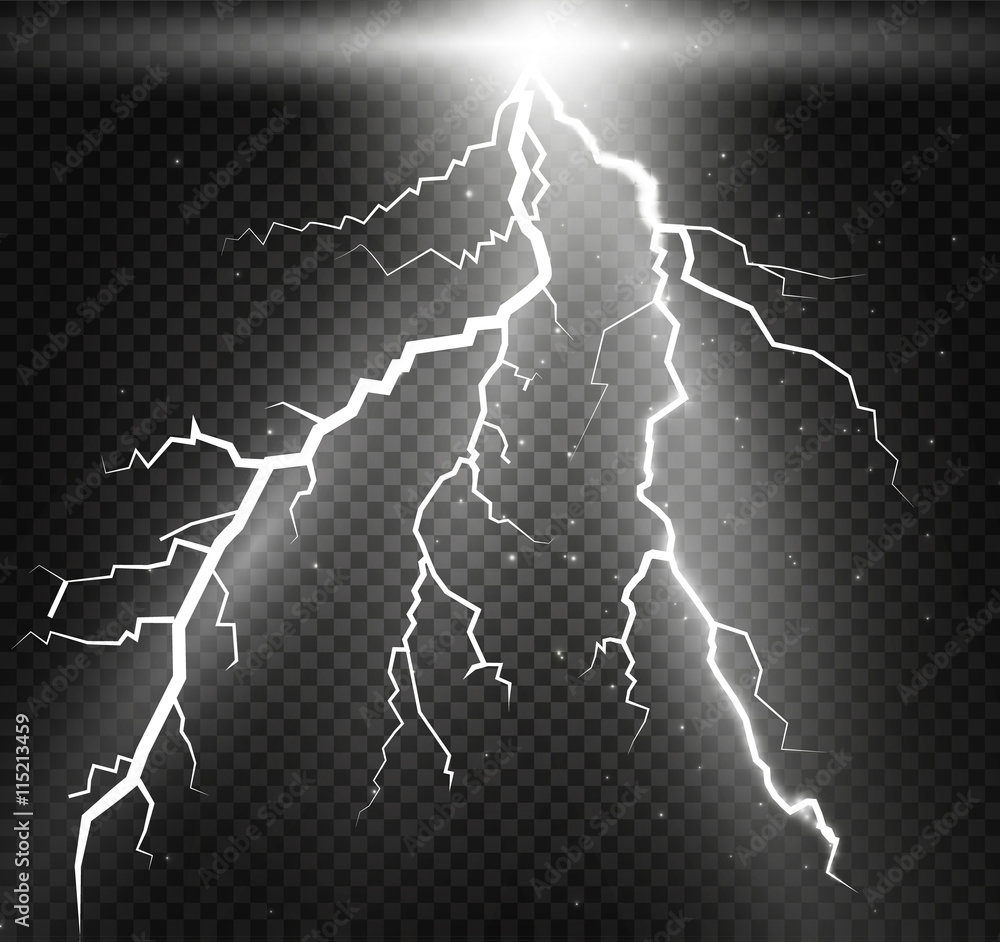 Vector Sparks.vector electrical and star.on a transparent background ...