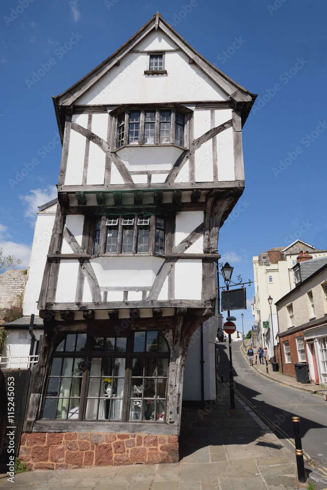"The House That Moved" in West Street, Exeter is14th-century Tudor ...