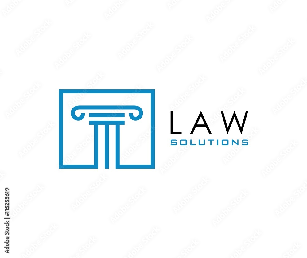 Law logo Stock Vector | Adobe Stock