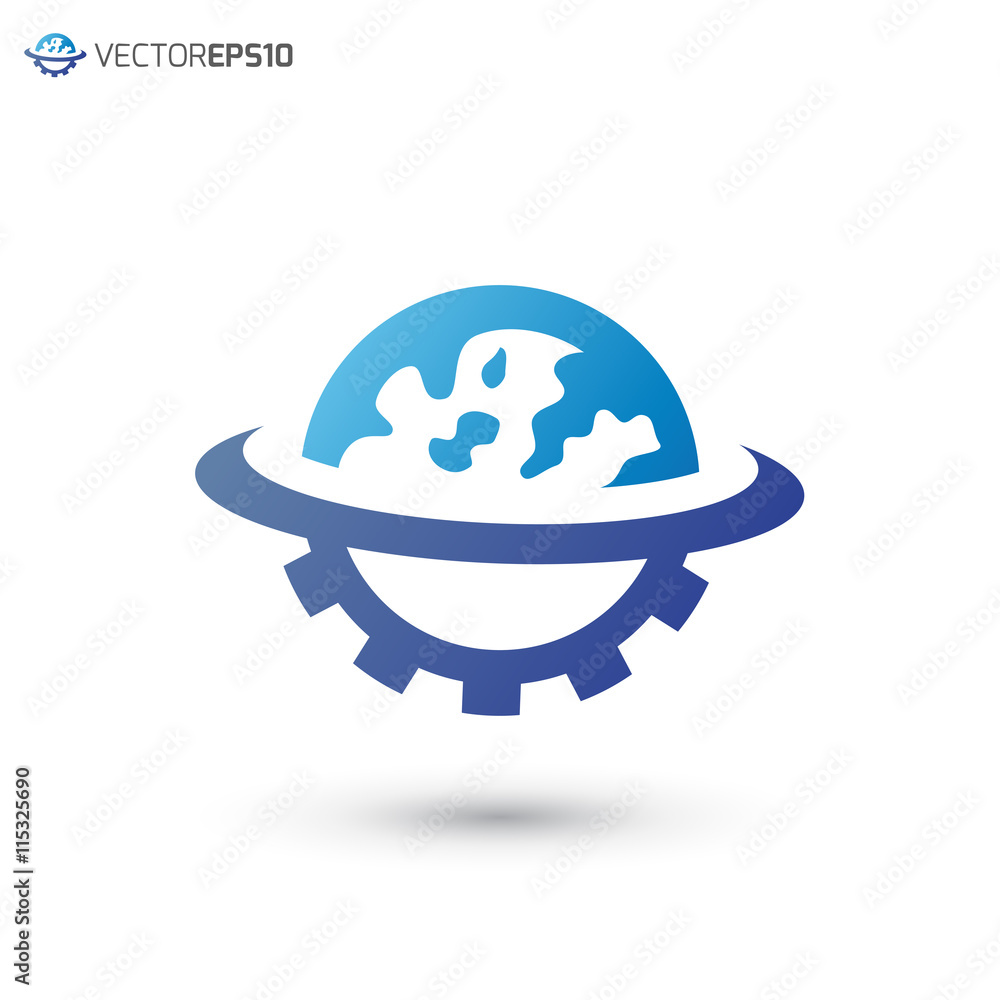 Global Work Logo Stock Vector | Adobe Stock