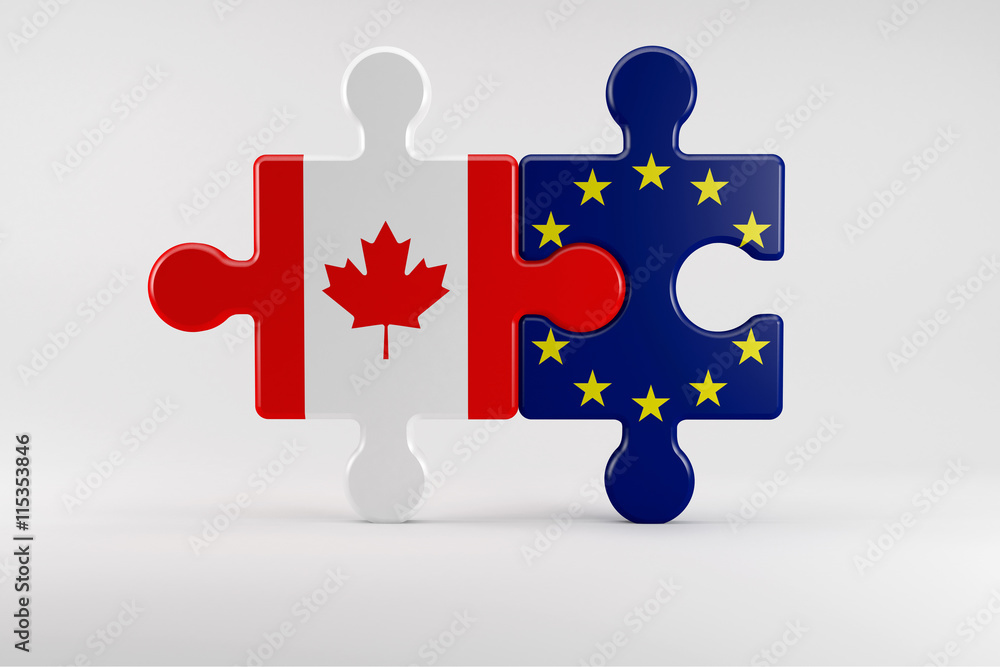 Symbol for the Relationship between Canada and the EU Stock ...