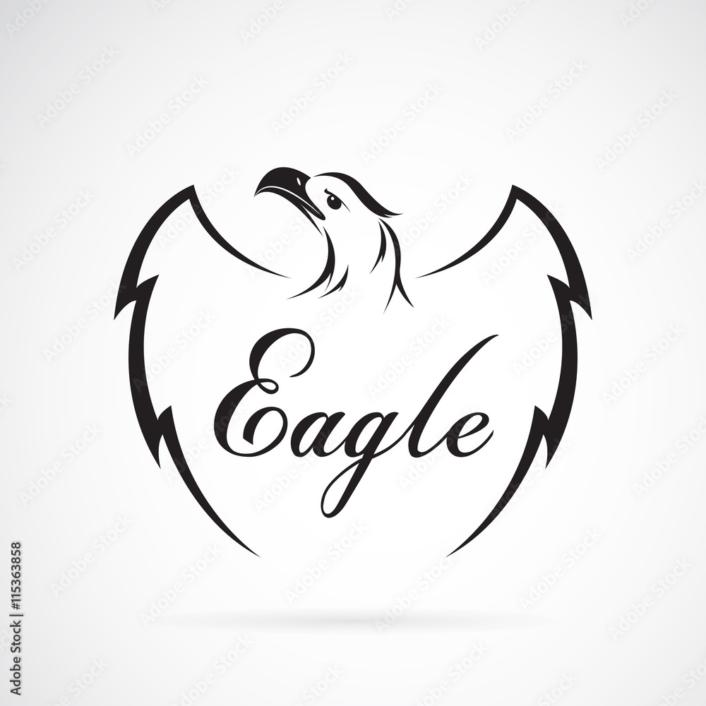 Vector of eagle design on white background. Vector eagle for you Stock ...