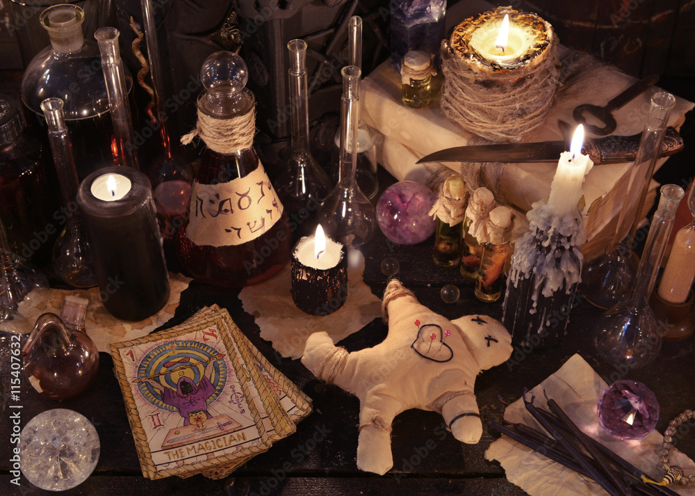 Voodoo Altar Set Up