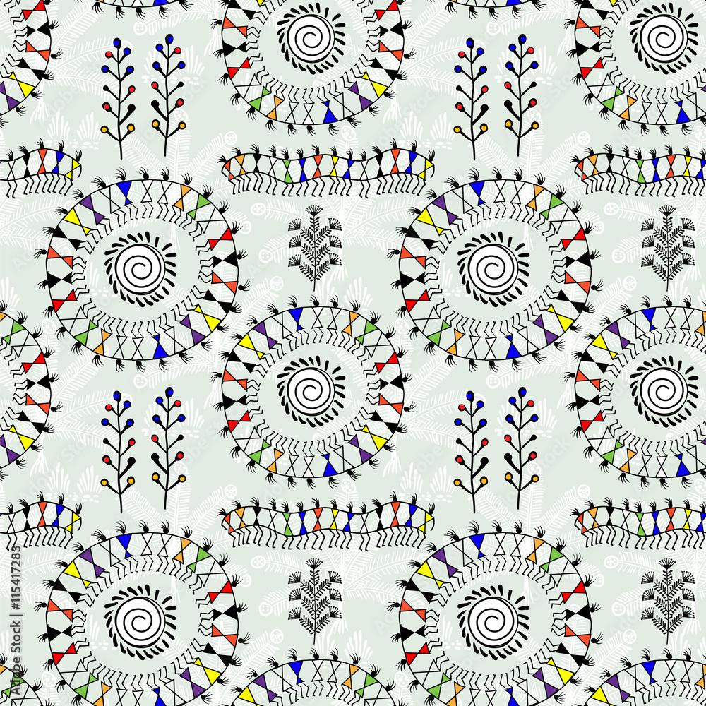 Warli painting - hand drawn traditional the ancient tribal art India ...