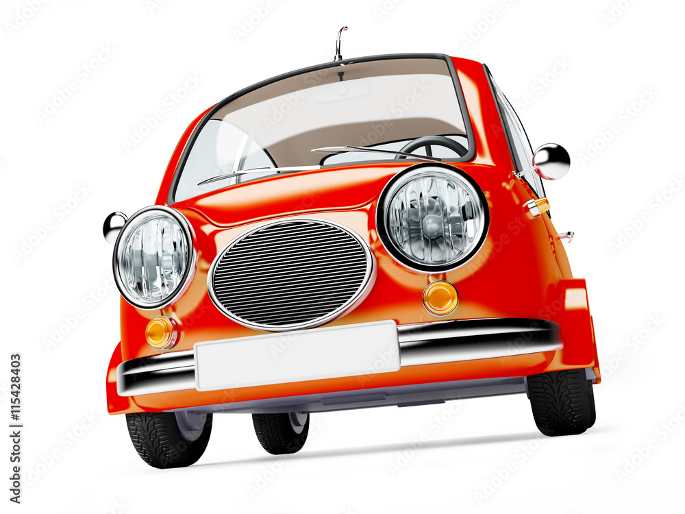 round small car Stock Illustration | Adobe Stock