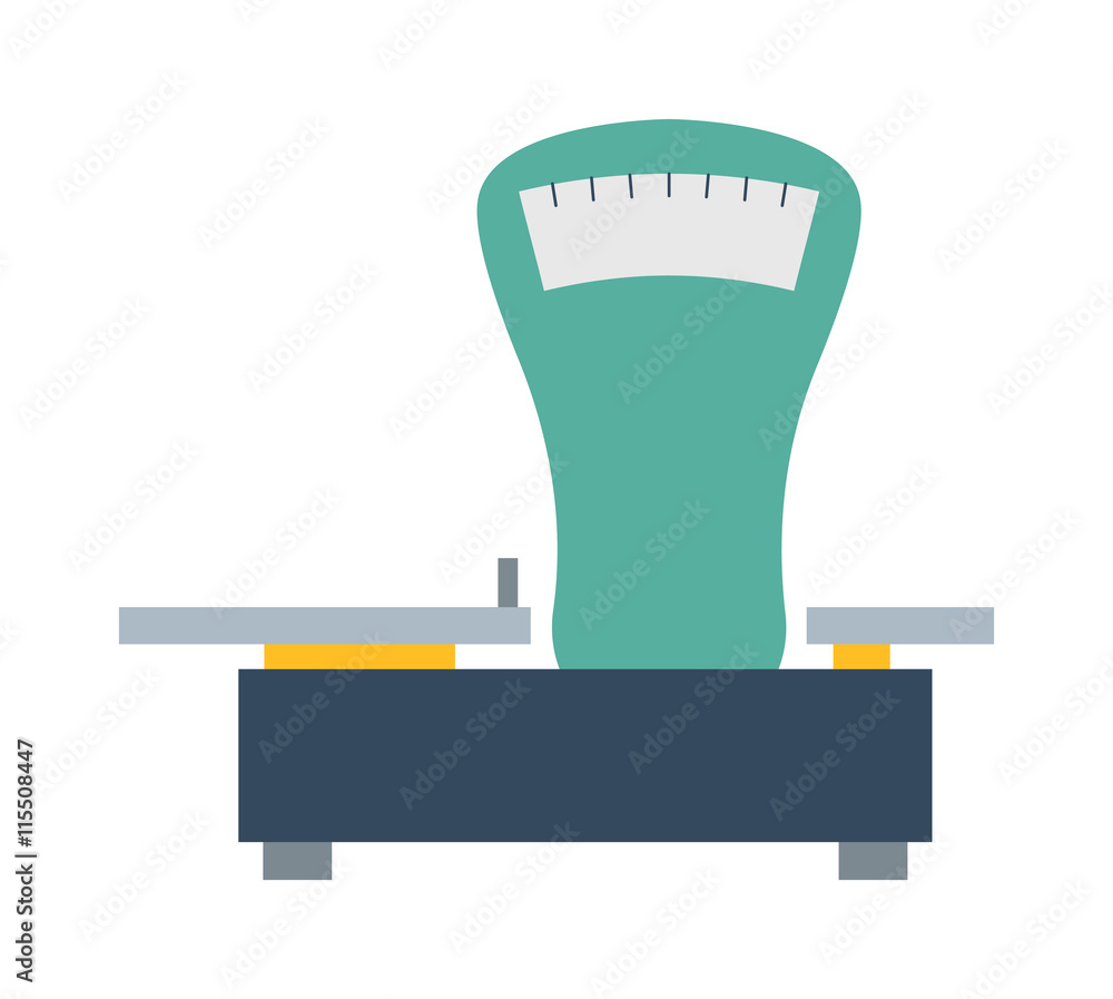 Web icon shop scale, weigh measurement. Isollated scales weighing ...
