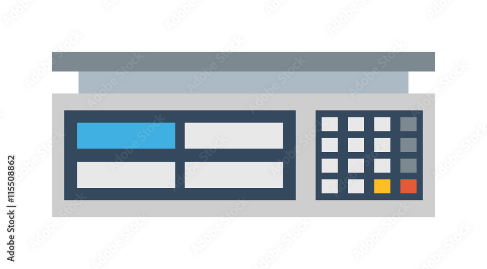 Vetor de Web icon scale, weigh measurement. Isollated scales weighing ...