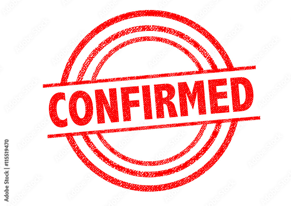 CONFIRMED Rubber Stamp Stock Illustration | Adobe Stock