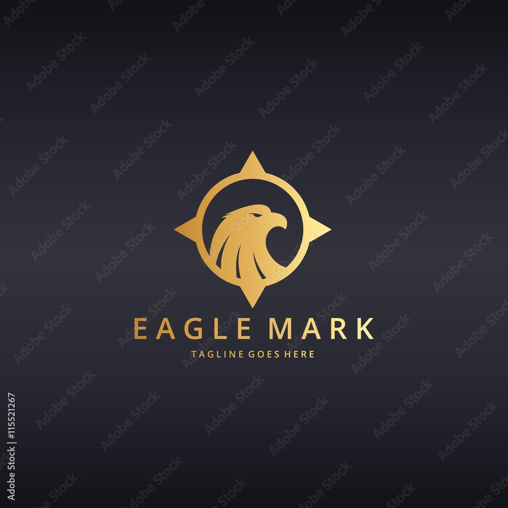 Eagle logo template. Stock Vector | Adobe Stock