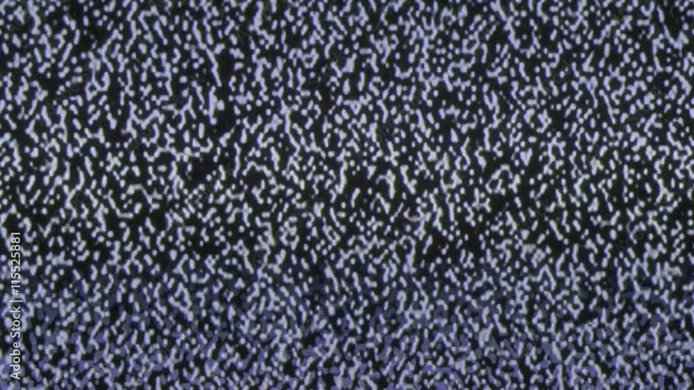 White noise signal on TV 4K 2160p UHD footage - No channel white noise ...
