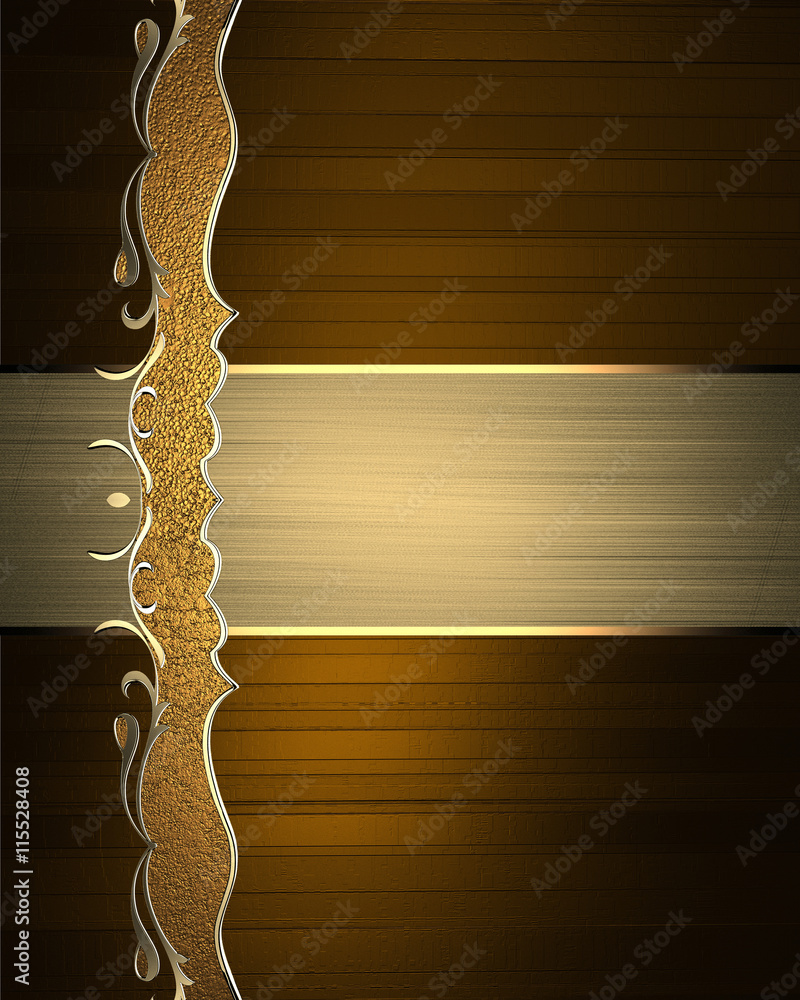 Abstract brown background with a pattern. Template for design. copy ...