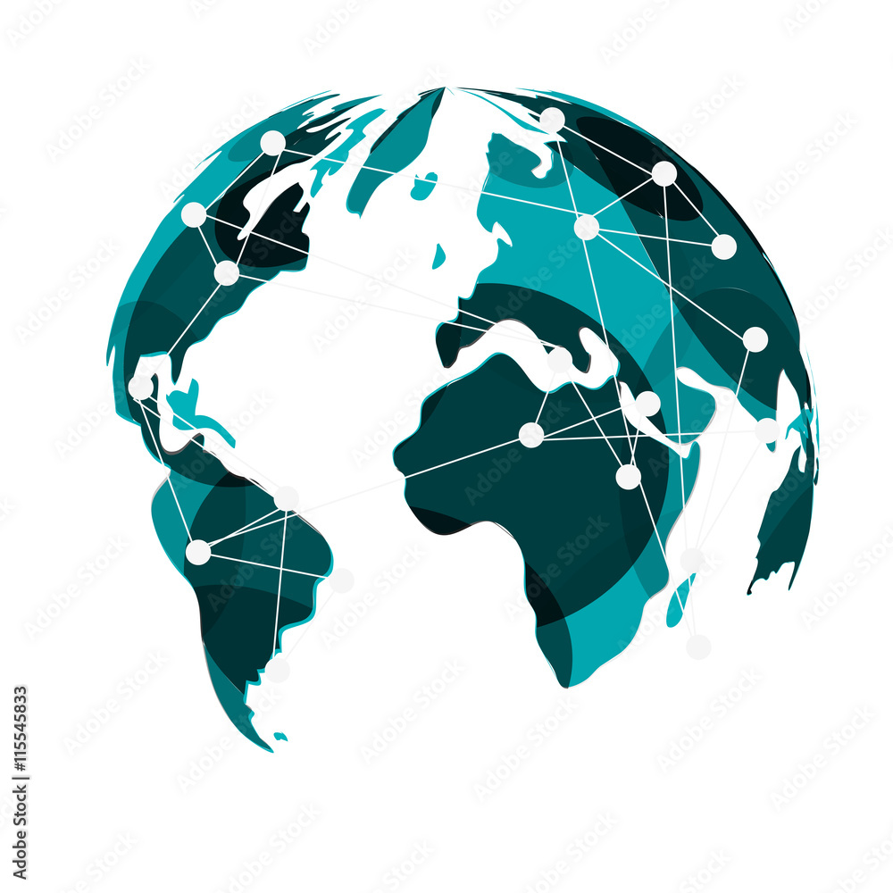 Earth Vector Flat