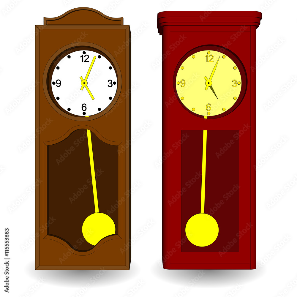 Grandfather Clock Pendulum Vector