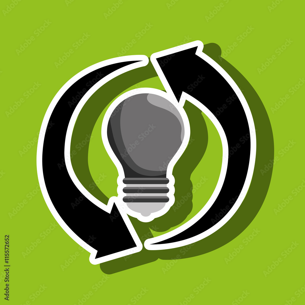 renewable energy isolated icon design, vector illustration graphic ...