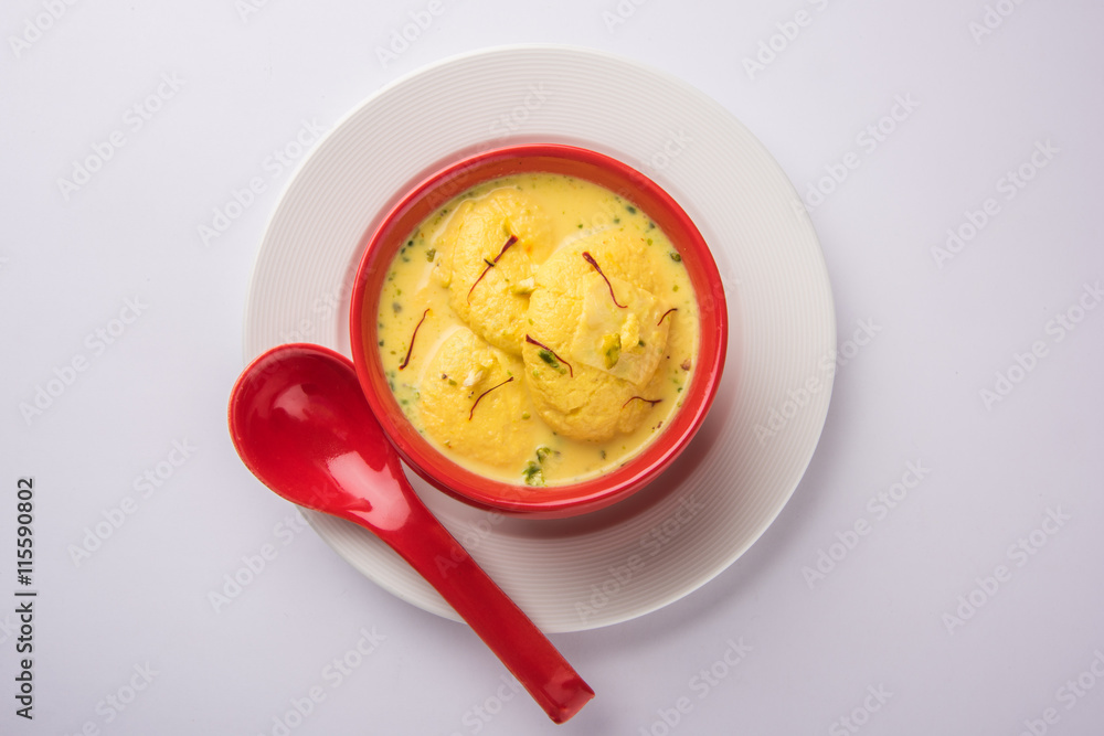 traditional rasmalai indian dessert, indian sweet rasmalai or ras malai ...