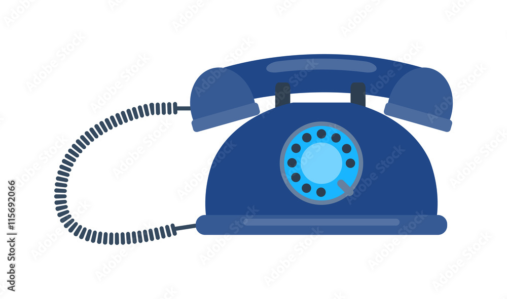 Old vintage keypad mobile phone and icon of old classic mobile phone ...