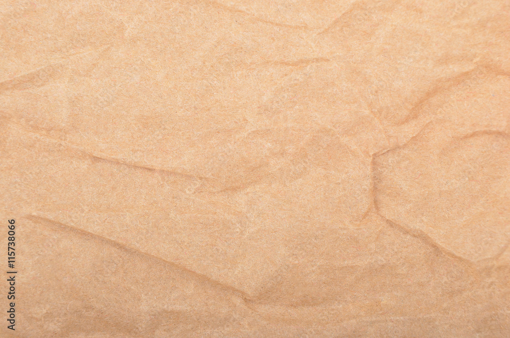 Wrinkled packaging paper background Stock Photo | Adobe Stock