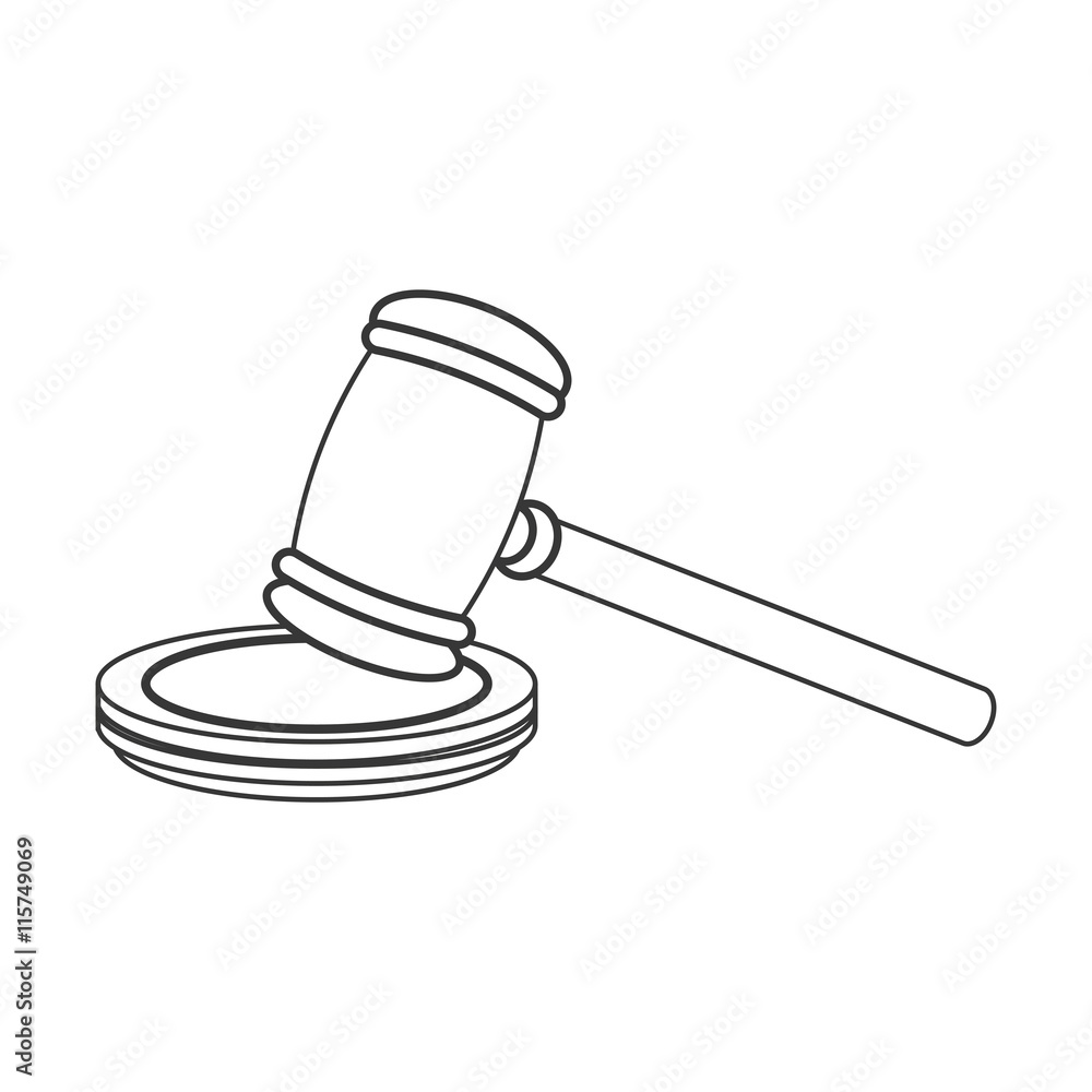 How To Draw A Judge Mallet