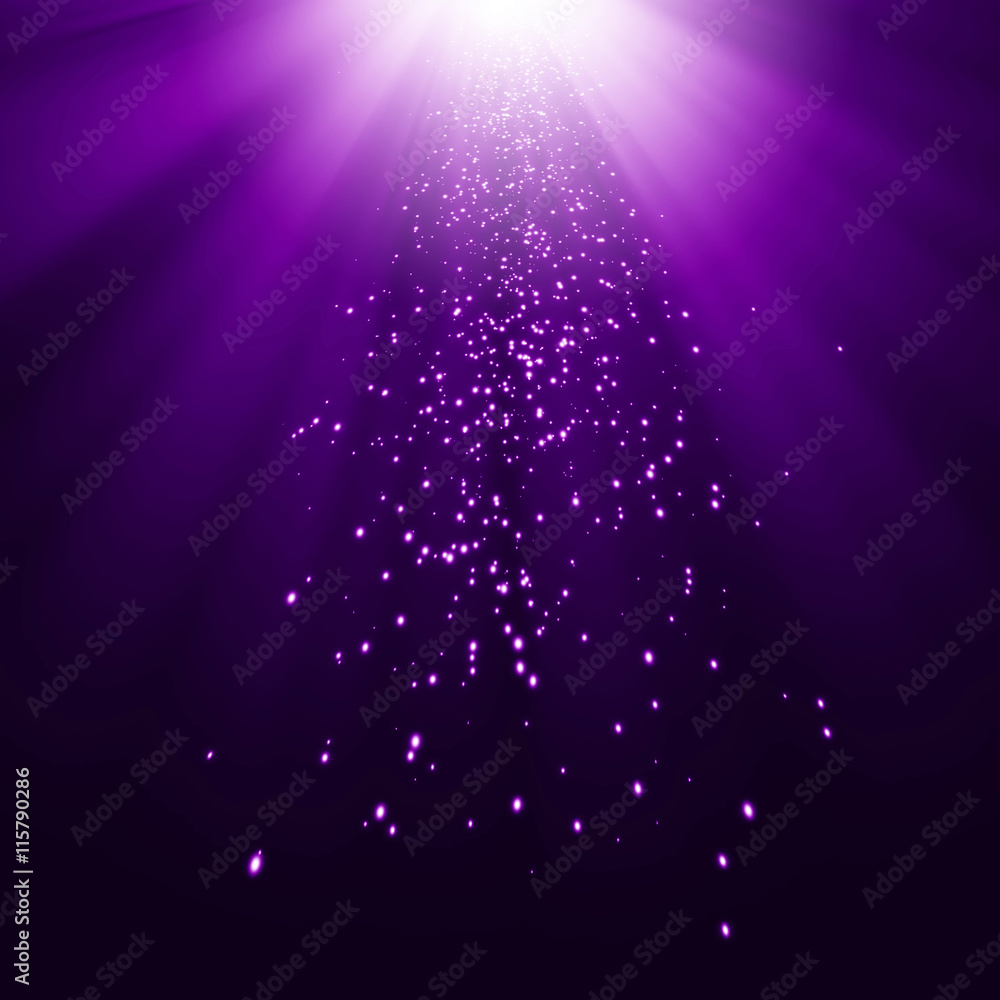purple star light burst festive background Stock Illustration | Adobe Stock