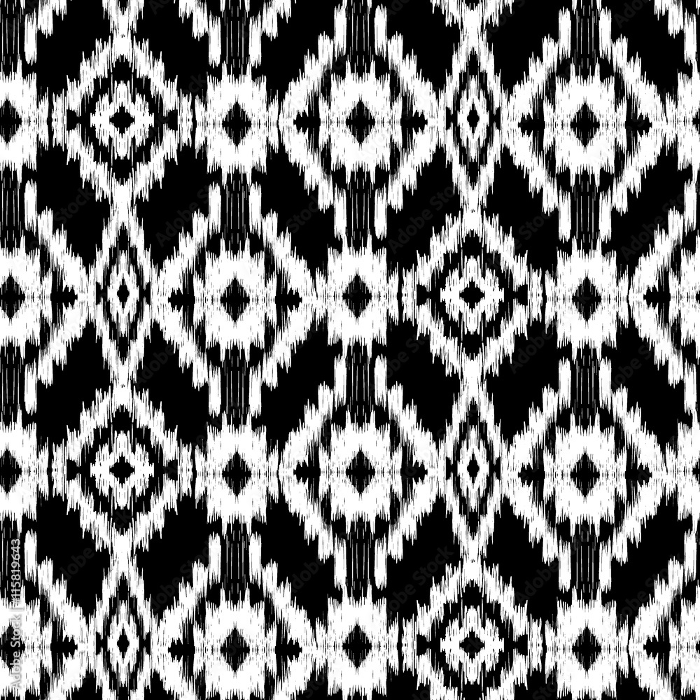 Ikat Pattern Desktop Wallpaper