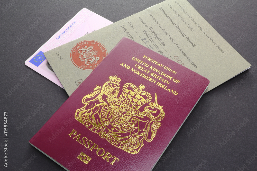United Kingdom or British EU Passport with International Driving Permit ...