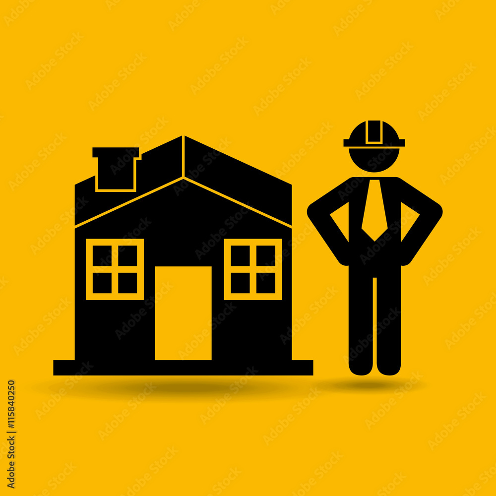 civil engineering icon Stock Vector | Adobe Stock