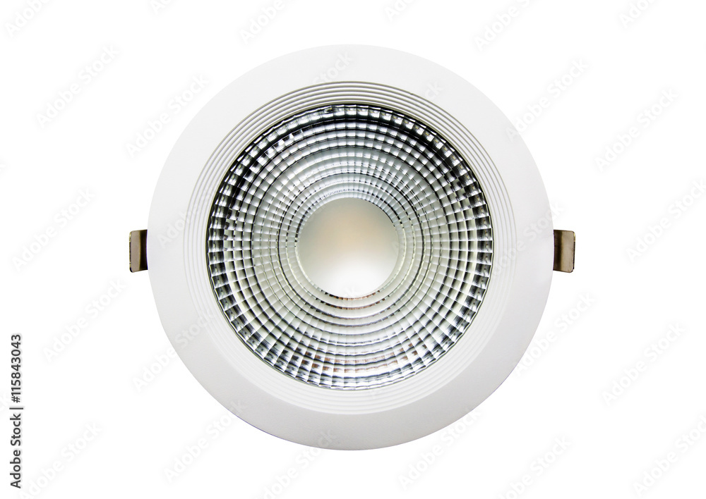 LED Down light isolated Stock Photo | Adobe Stock