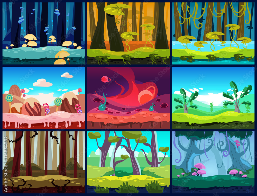 Game Background Seamless Stock Illustration | Adobe Stock