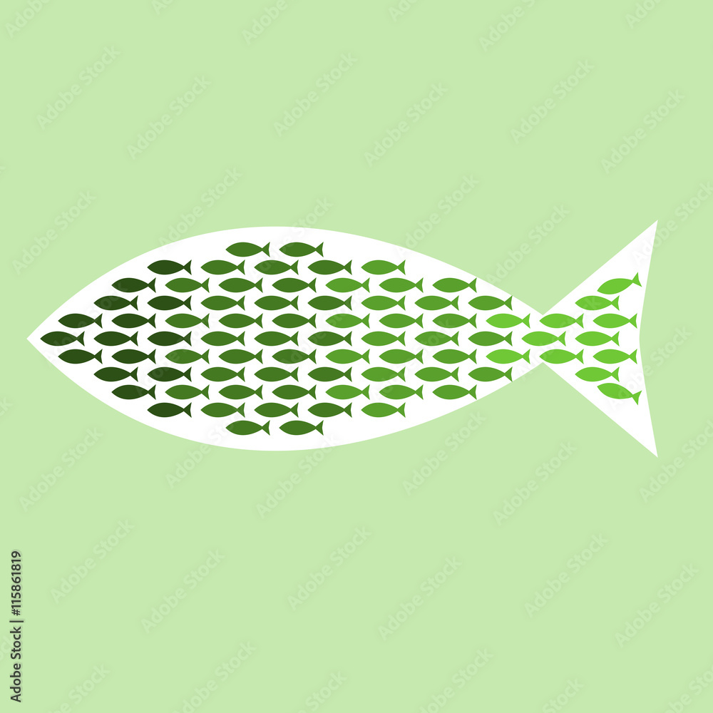 Fish Shape Vector