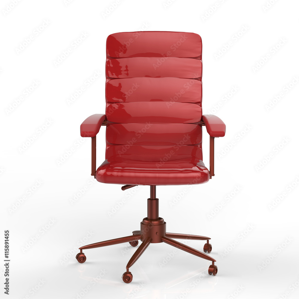 red office chair Stock Photo | Adobe Stock