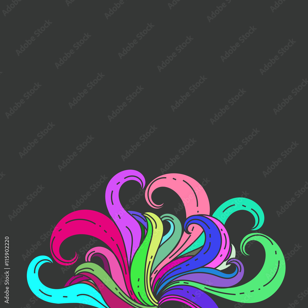 Wave Frame/Border Stock Vector | Adobe Stock