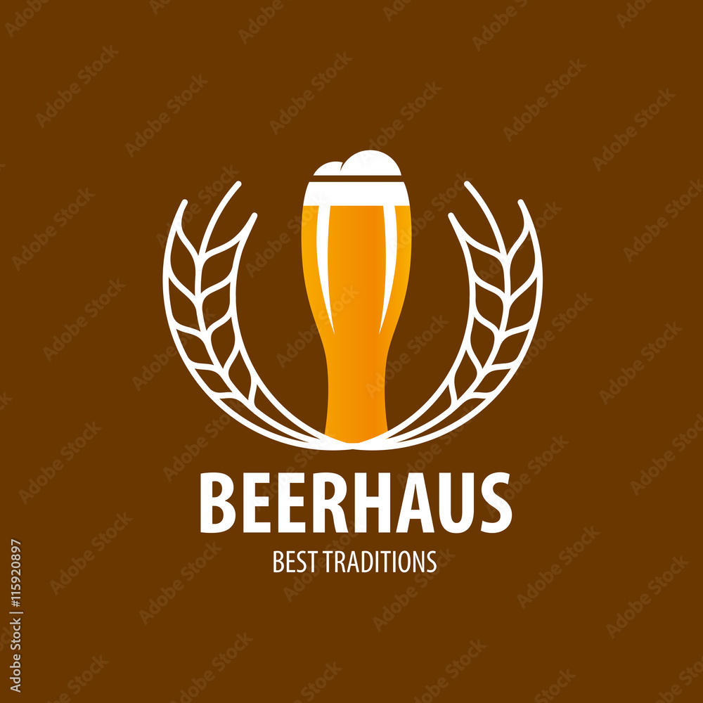 vector beer logo Stock Vector | Adobe Stock